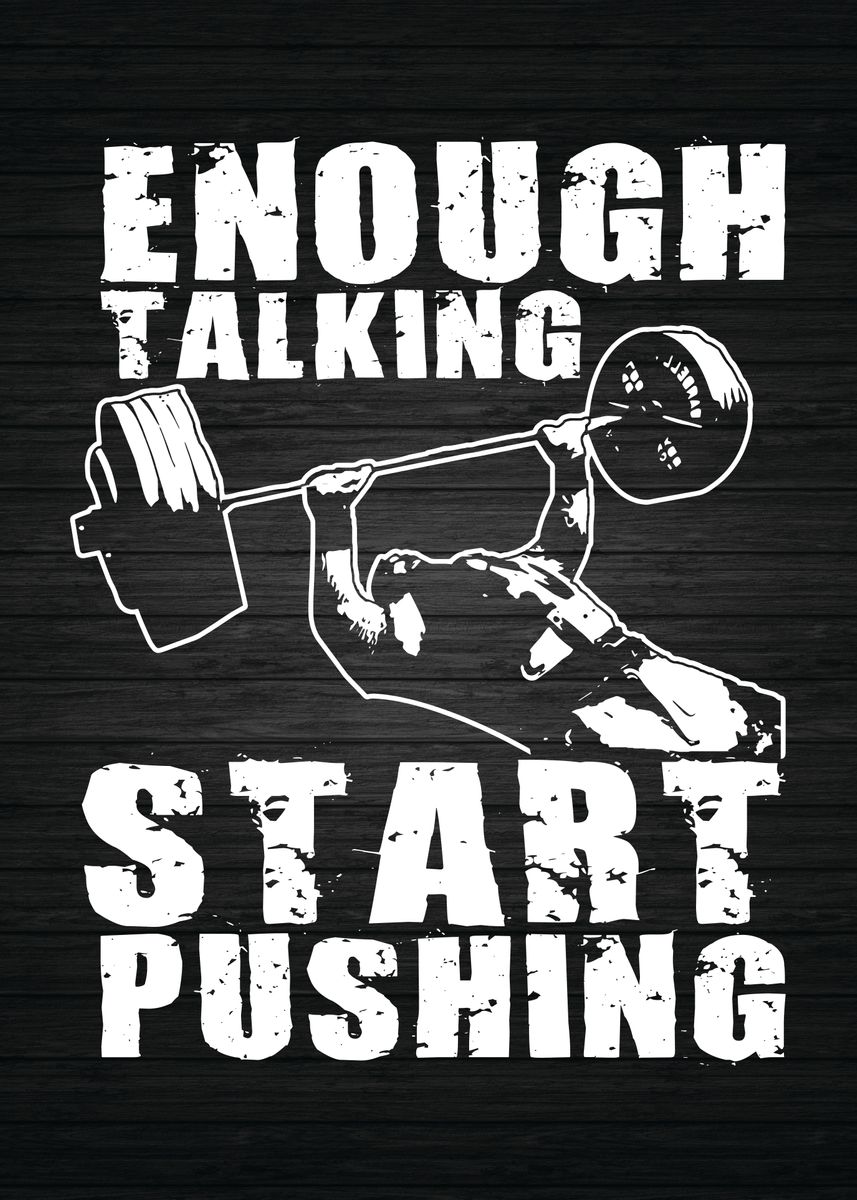 'Bench Press' Poster, picture, metal print, paint by CHAN | Displate