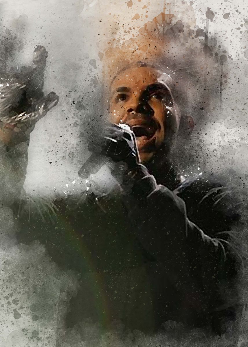 'Drake ' Poster, picture, metal print, paint by San Illustrator | Displate