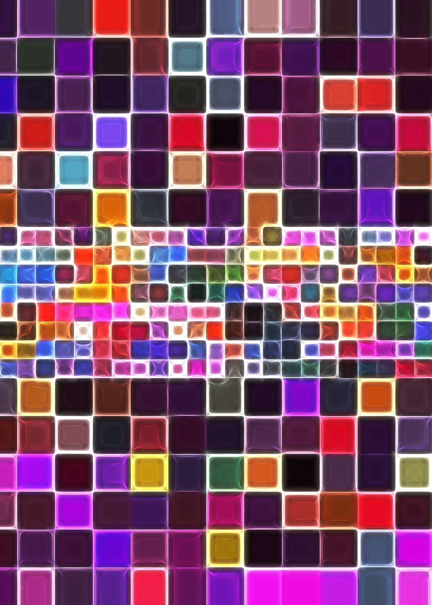 'Digital Expression' Poster by AndrewMakesArt | Displate