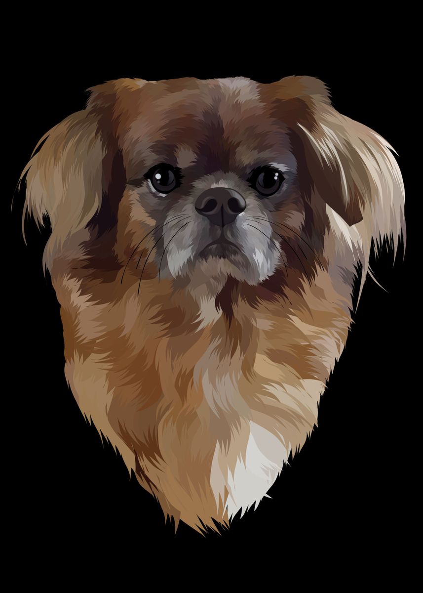 'The Dog Vector' Poster by Ega WaMa | Displate