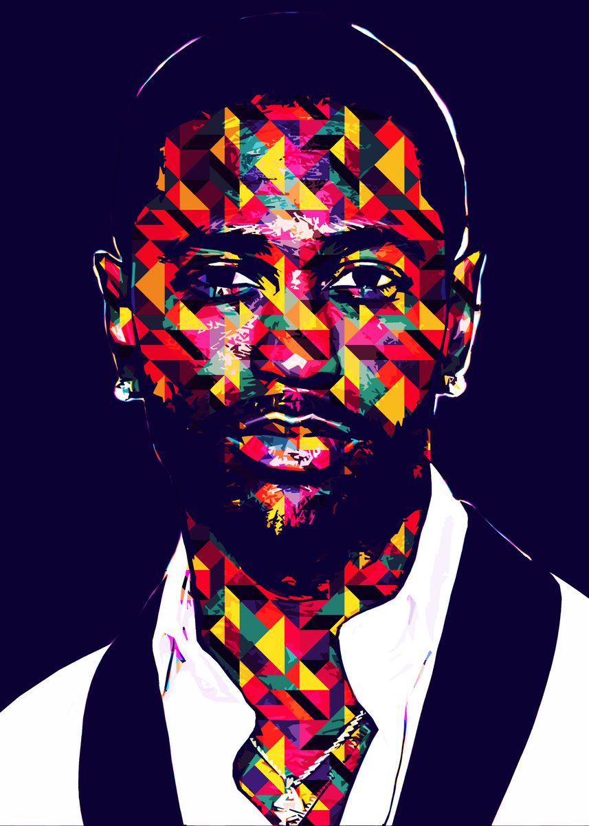 'Big Sean' Poster, picture, metal print, paint by SA KE | Displate