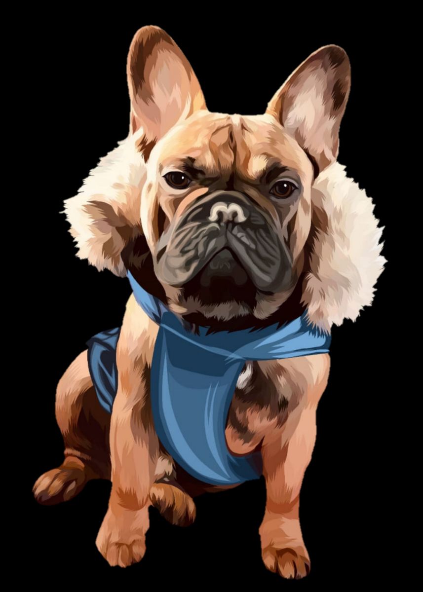 'The Dog Vector' Poster, picture, metal print, paint by Ega WaMa | Displate