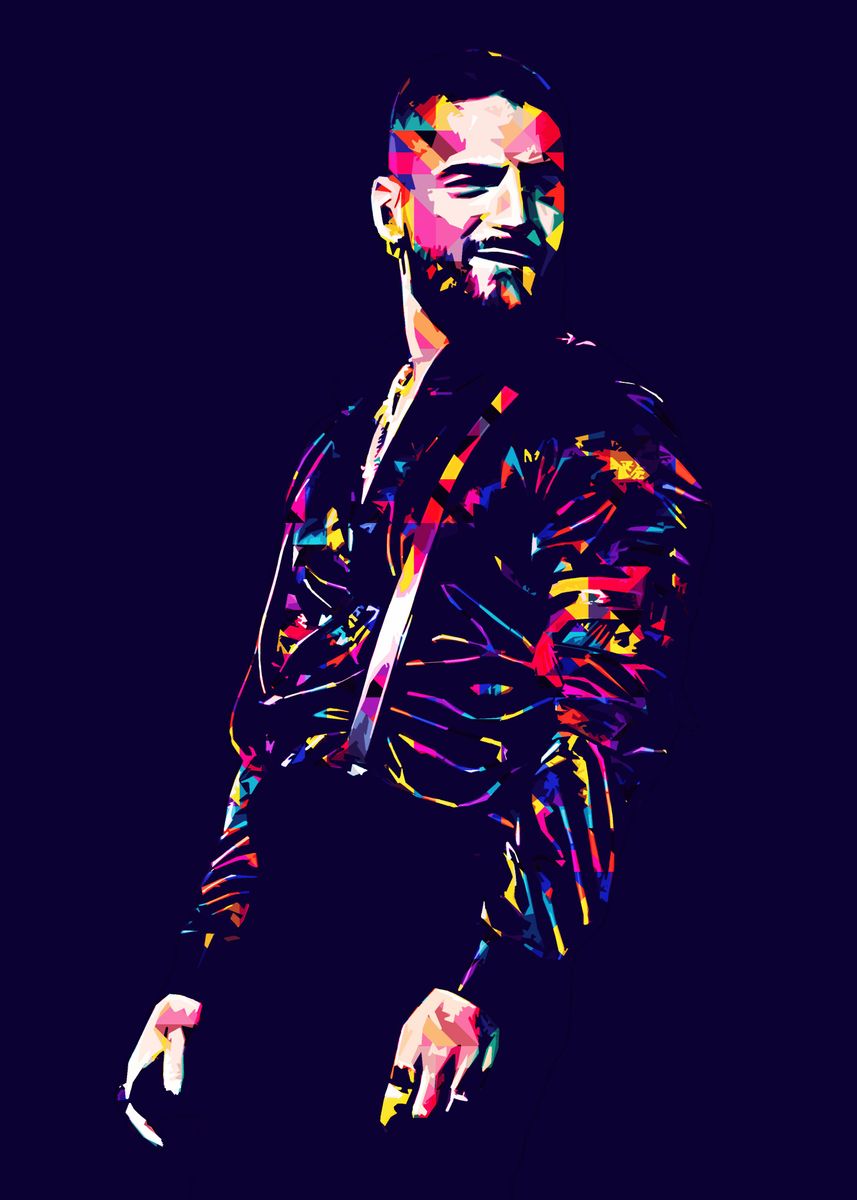 'Maluma' Poster, picture, metal print, paint by ru ke | Displate