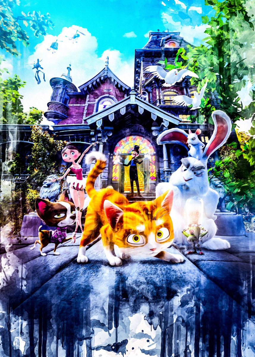 'The House Of Magic' Poster, picture, metal print, paint by Jeffery ...