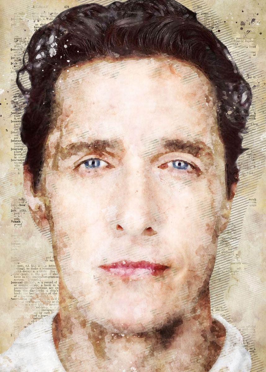 'Matthew McConaughey' Poster, picture, metal print, paint by ...