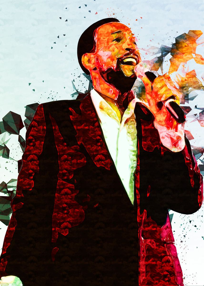 'Marvin Gaye' Poster, picture, metal print, paint by Franklin Ruben ...