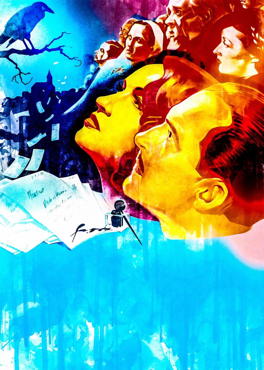 'The Raven 1' Poster by Jeffery Anabelle | Displate