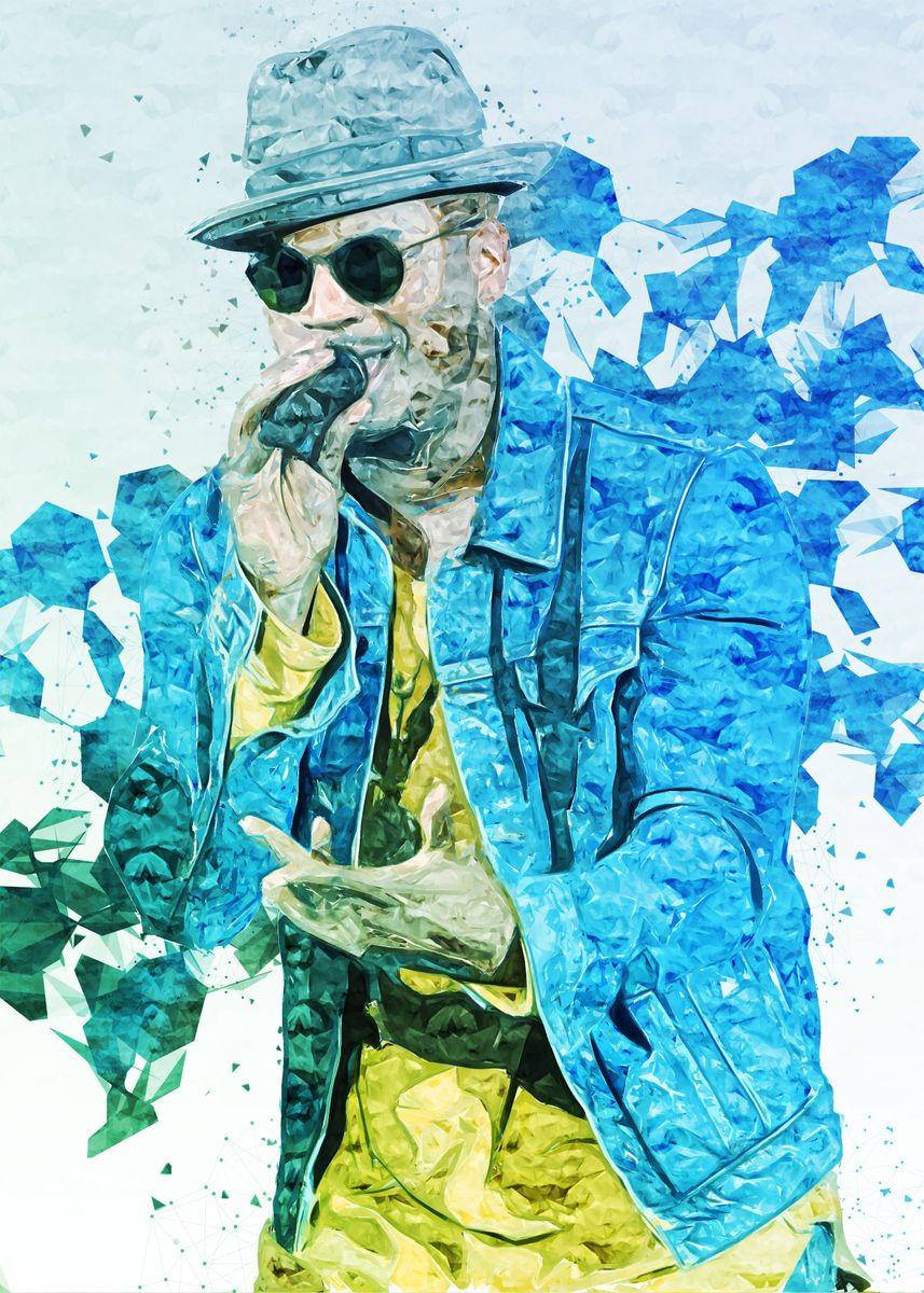 'Ne Yo' Poster, picture, metal print, paint by Franklin Ruben | Displate