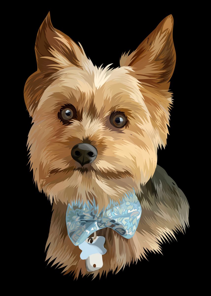 'The Dog Vector' Poster, picture, metal print, paint by Ega WaMa | Displate