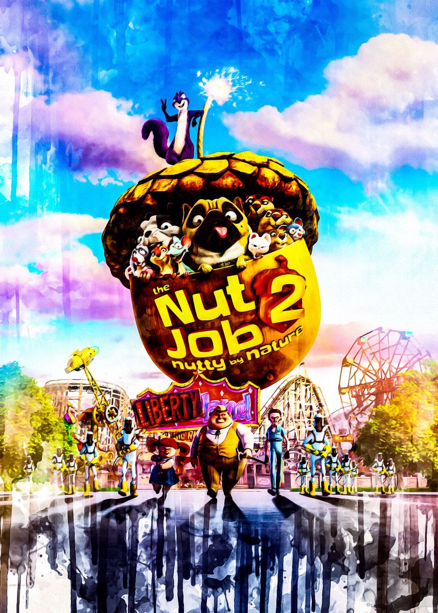 'The Nut Job 2' Poster, picture, metal print, paint by Jeffery Anabelle ...