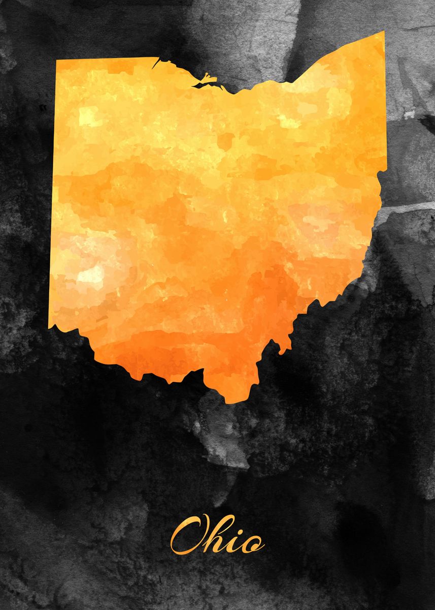 'Ohio' Poster by Mr Maker | Displate