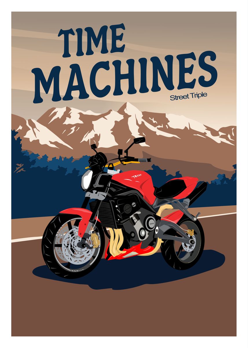 'Triple' Poster, picture, metal print, paint by Jack | Displate