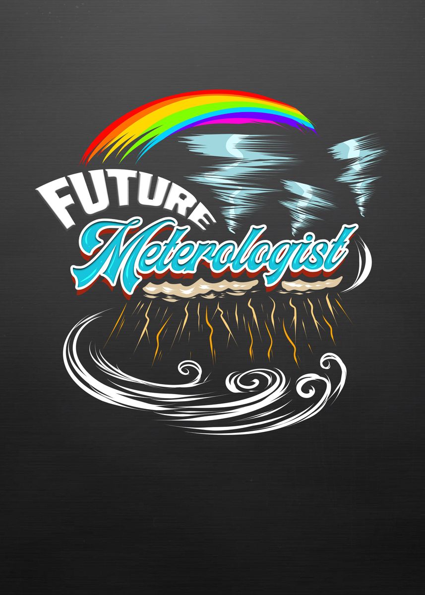 'Meterologist Forecaster' Poster, picture, metal print, paint by Biglui ...