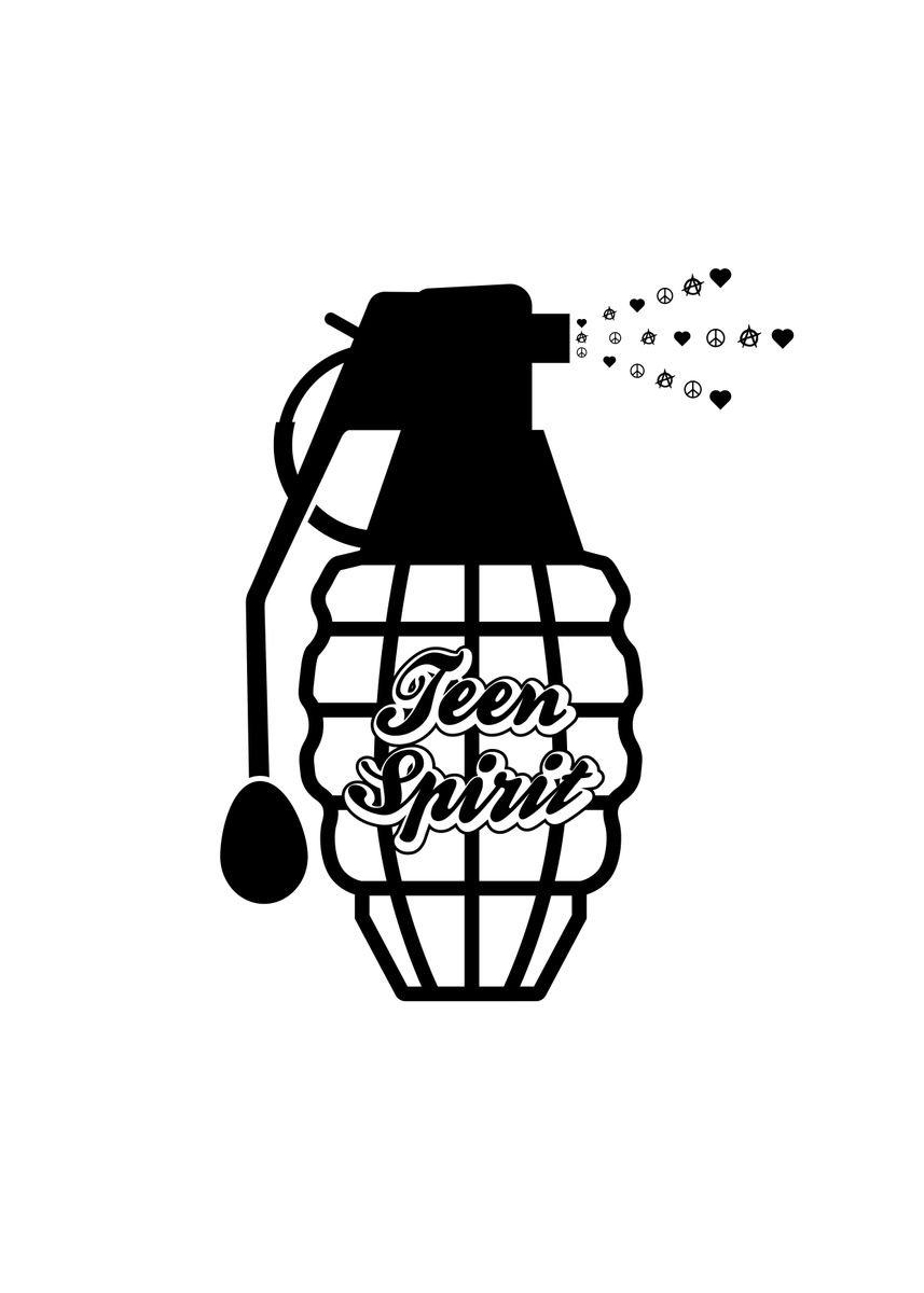 'Teen Spirit' Poster by Viktor Hertz | Displate