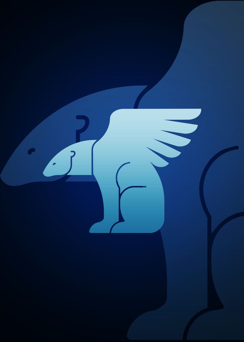 'winged bear' Poster, picture, metal print, paint by ARNOLD DC | Displate