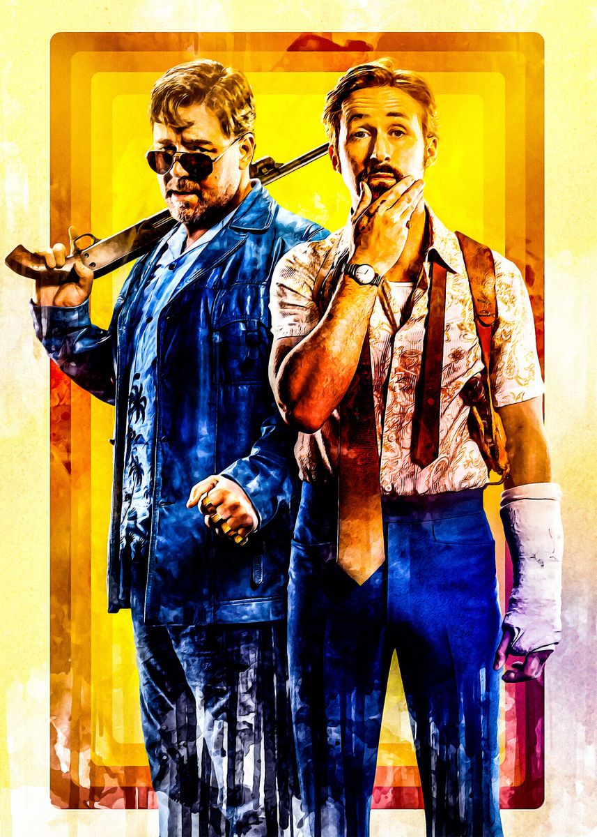 'The Nice Guys 2' Poster, picture, metal print, paint by Jeffery ...