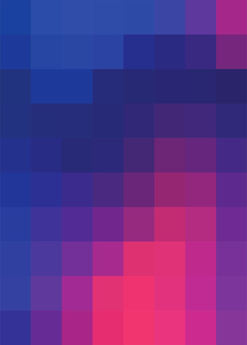 'Simple Color Pattern' Poster, picture, metal print, paint by Gema ...