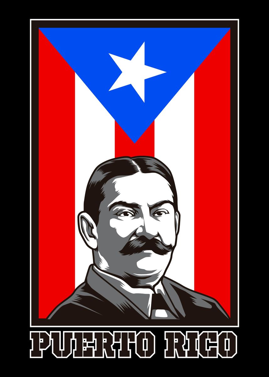 'Luis Munoz Rivera' Poster, picture, metal print, paint by Anziehend ...