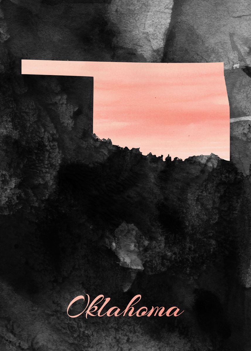 'Oklahoma' Poster by Mr Maker | Displate