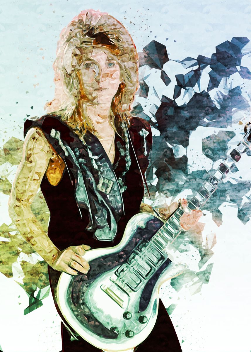 'Randy Rhoads' Poster, picture, metal print, paint by Franklin Ruben ...