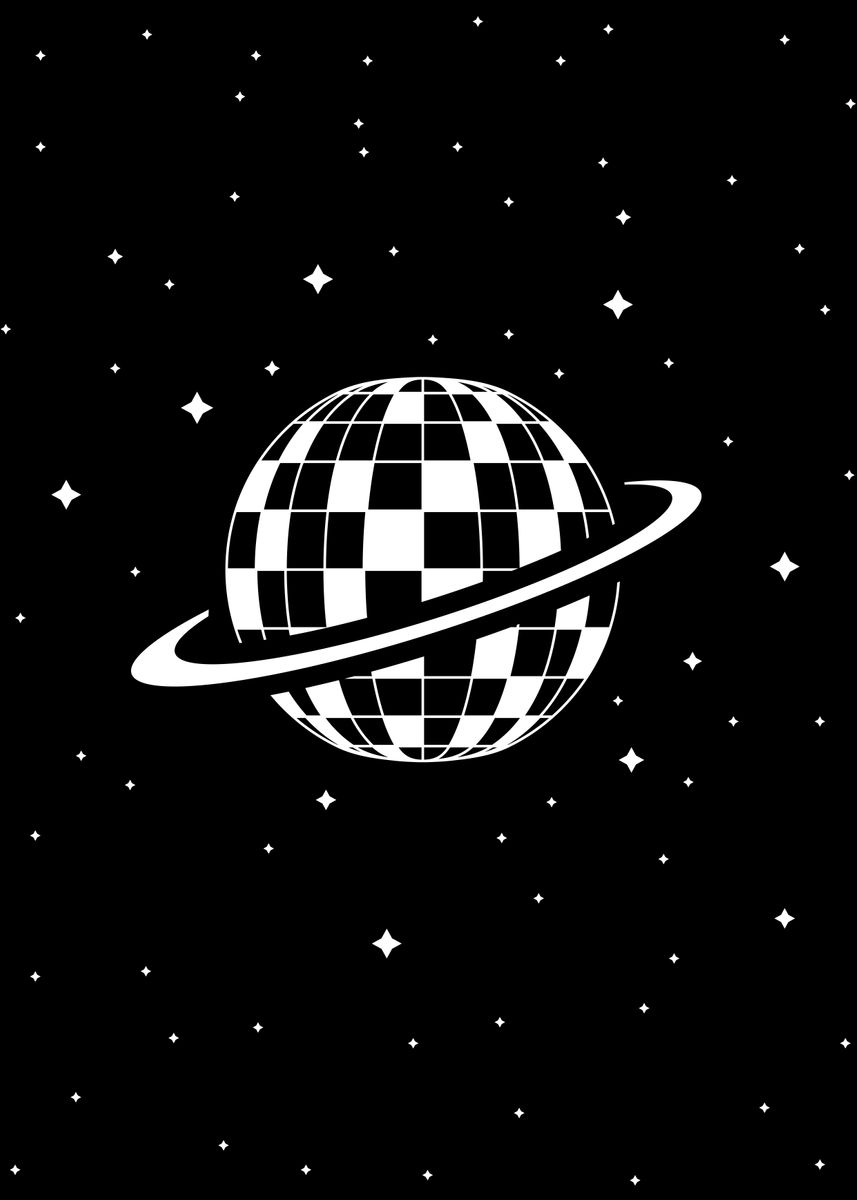 'Planet Disco' Poster, picture, metal print, paint by Viktor Hertz ...