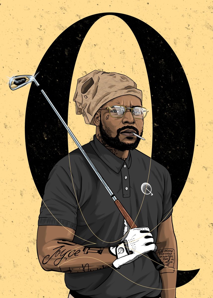 'Schoolboy Q' Poster, picture, metal print, paint by Bokka Boom | Displate