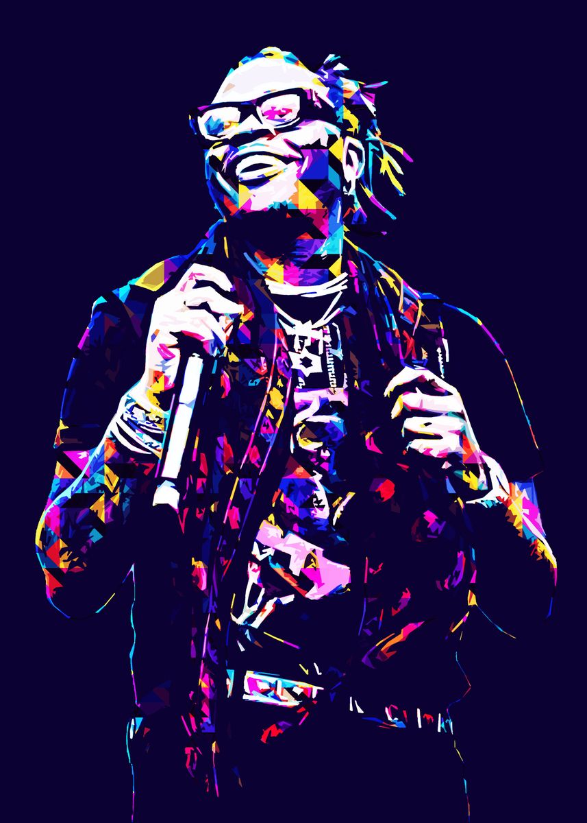 'Gunna' Poster, picture, metal print, paint by SA KE | Displate