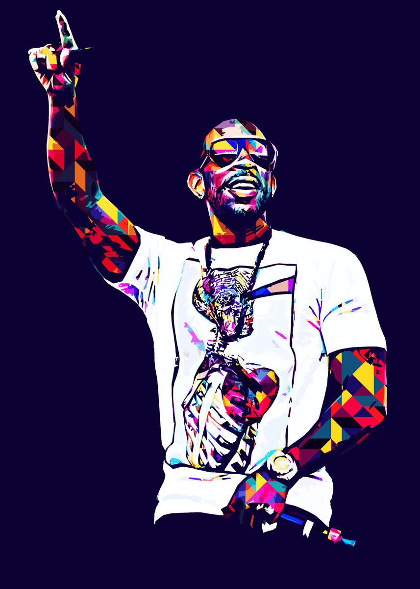 'Ludacris' Poster, picture, metal print, paint by TI KI | Displate