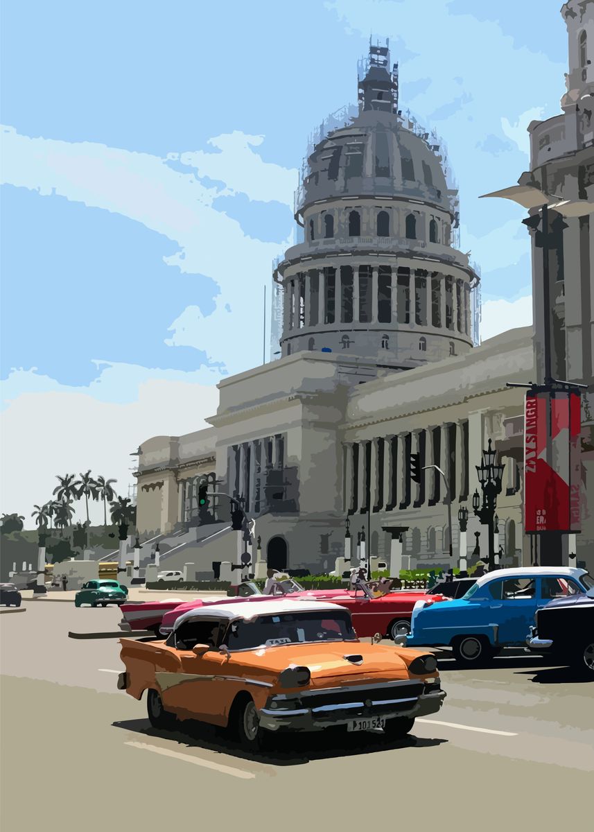 'Orange is the capitol' Poster, picture, metal print, paint by Oscar ...