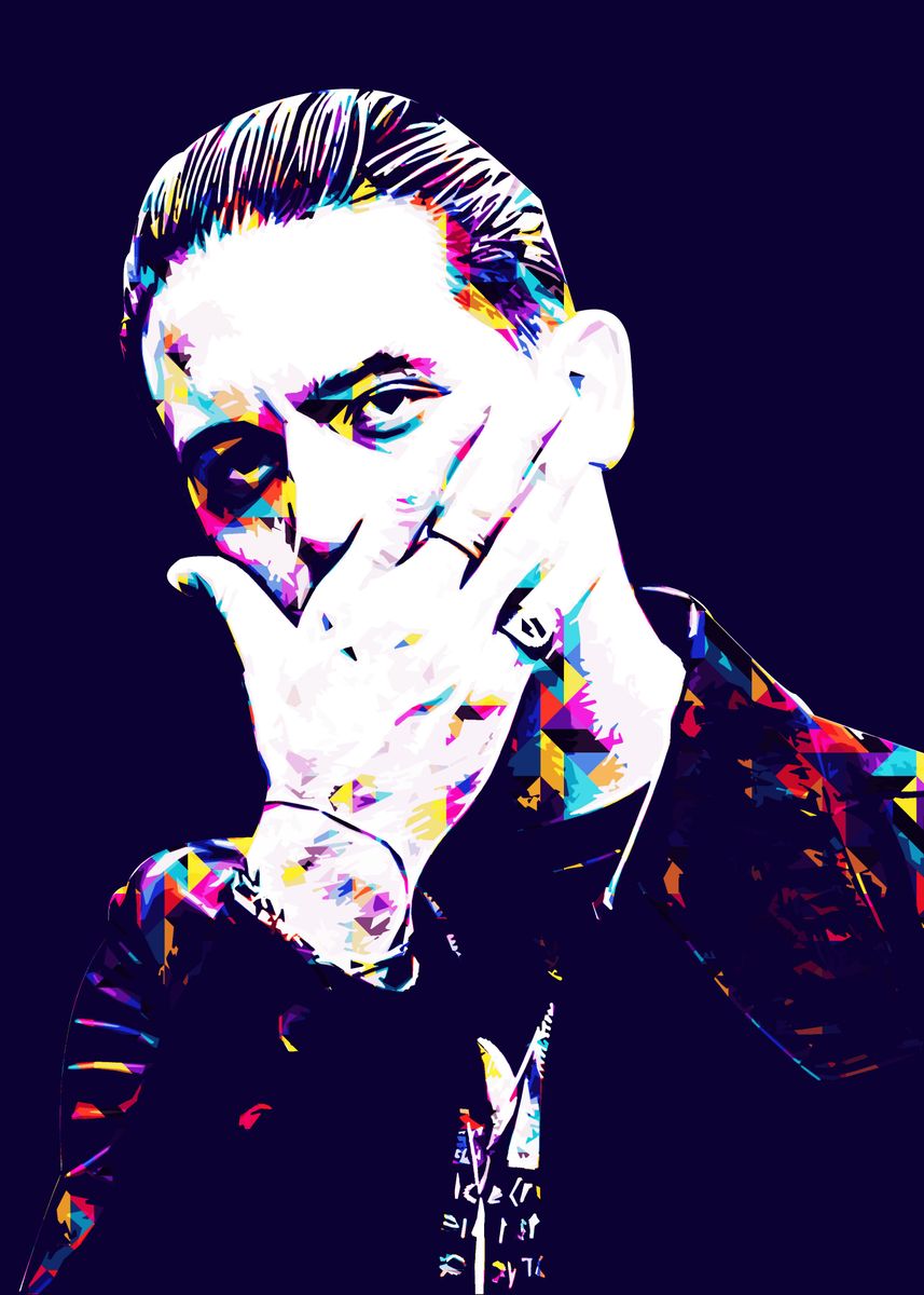 'G Eazy' Poster, picture, metal print, paint by SA KE | Displate