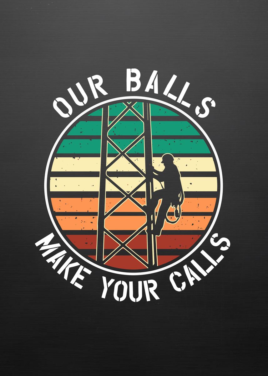 'Climber Tower Climbing' Poster, picture, metal print, paint by Biglui ...