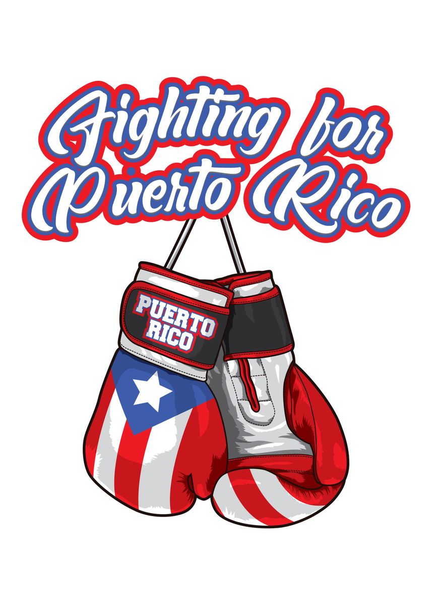 'Puerto Rican Boxer' Poster, picture, metal print, paint by Anziehend ...