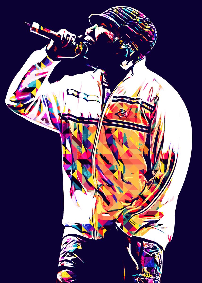 'KRS One' Poster by SA KE | Displate