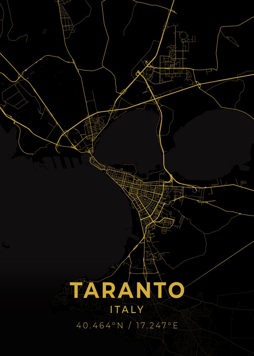 'Taranto Italy' Poster, picture, metal print, paint by Conceptual ...