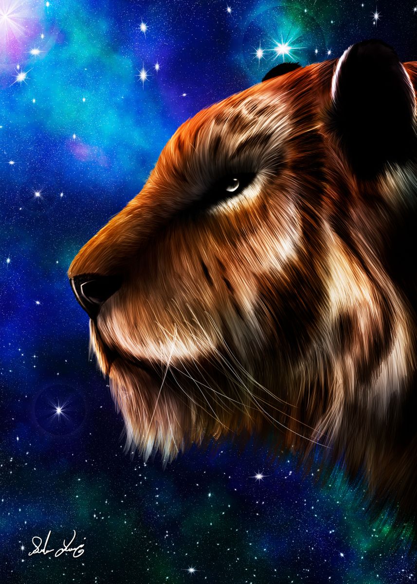 'Night Hunter' Poster, picture, metal print, paint by SaharsDrawings ...