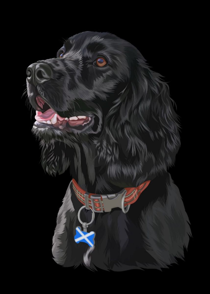 'The Dog Vector' Poster by Ega WaMa | Displate