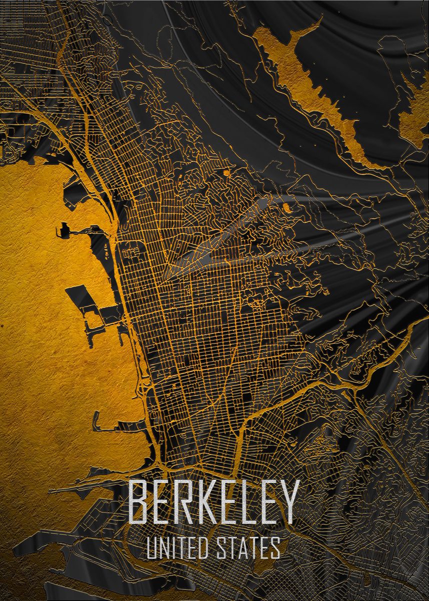 'Berkeley United States' Poster by Coconut Sorbet | Displate