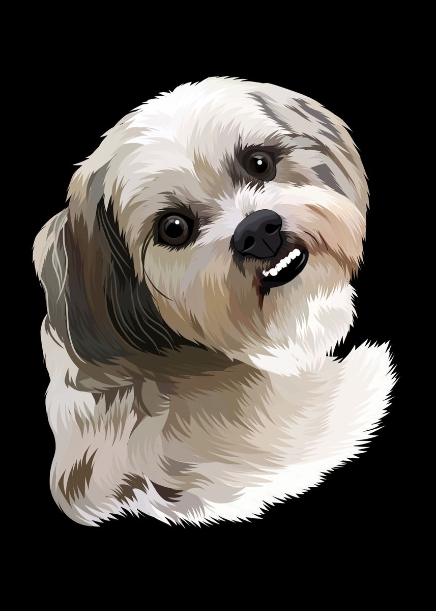 'The Dog Vector' Poster, picture, metal print, paint by Ega WaMa | Displate