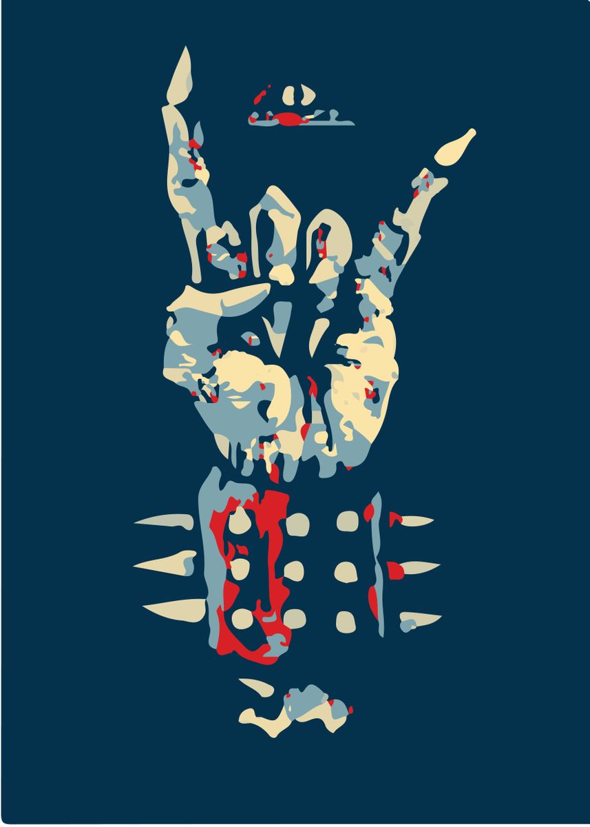 'pose Rock Metal ' Poster, picture, metal print, paint by Popart ...