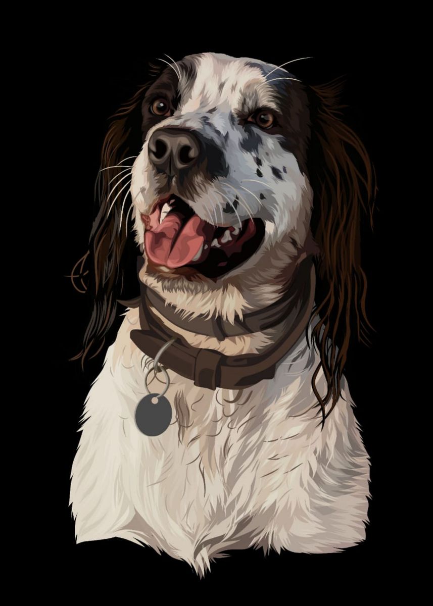 'The Dog Vector' Poster by Ega WaMa | Displate