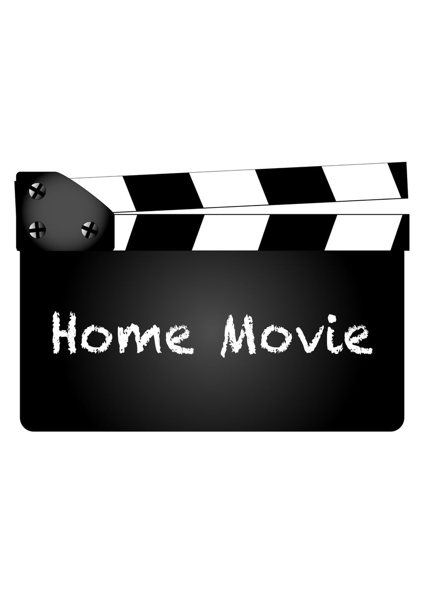 'Home Movie' Poster, picture, metal print, paint by HomeStead Digital ...