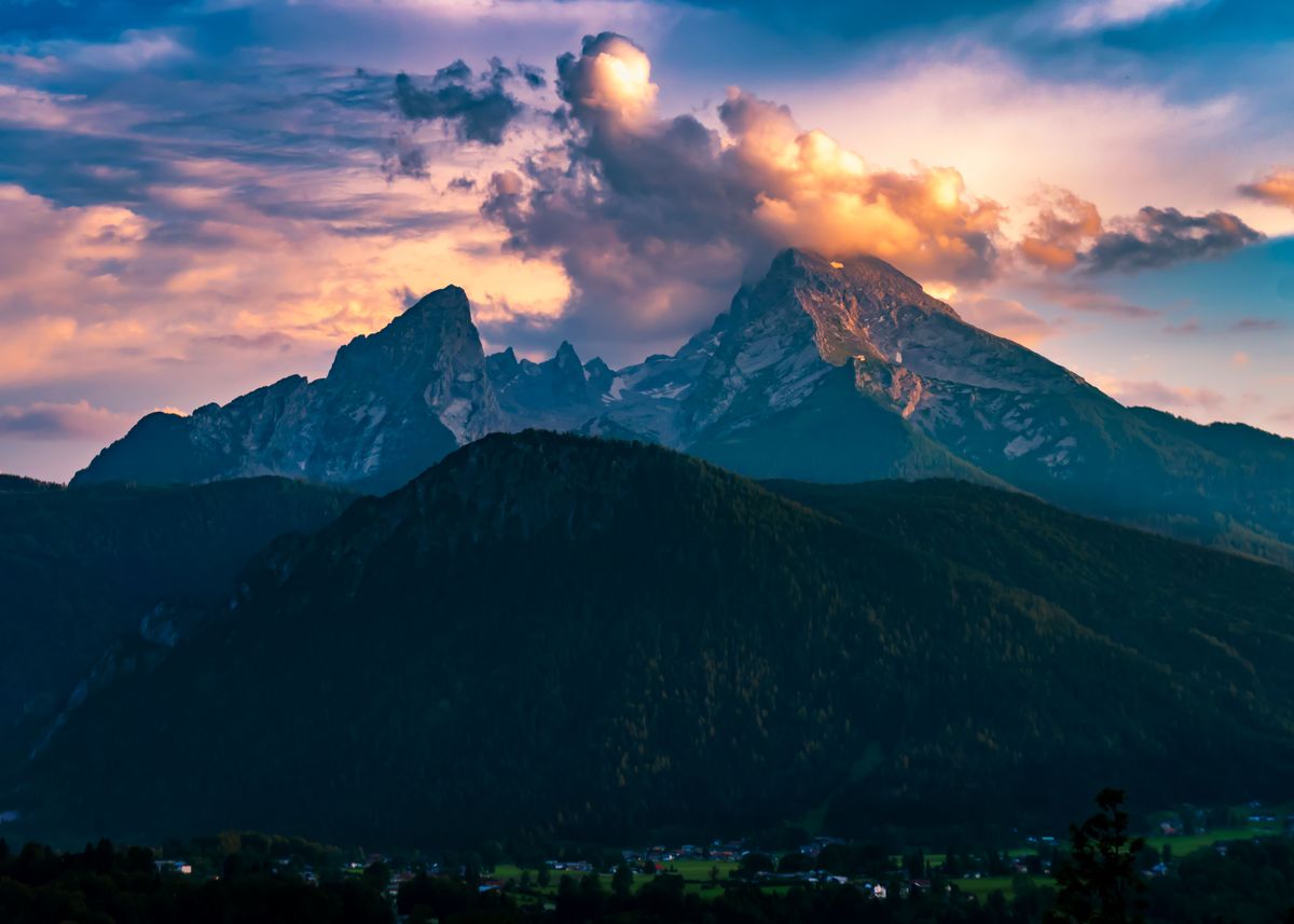 'The King Watzmann' Poster by mindscapephotos | Displate