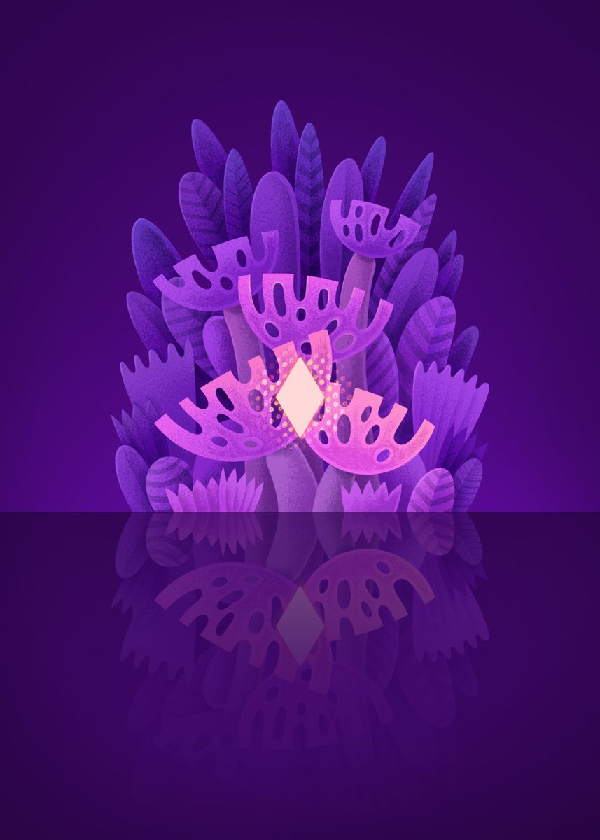 'Magical amber' Poster, picture, metal print, paint by David Sobon ...