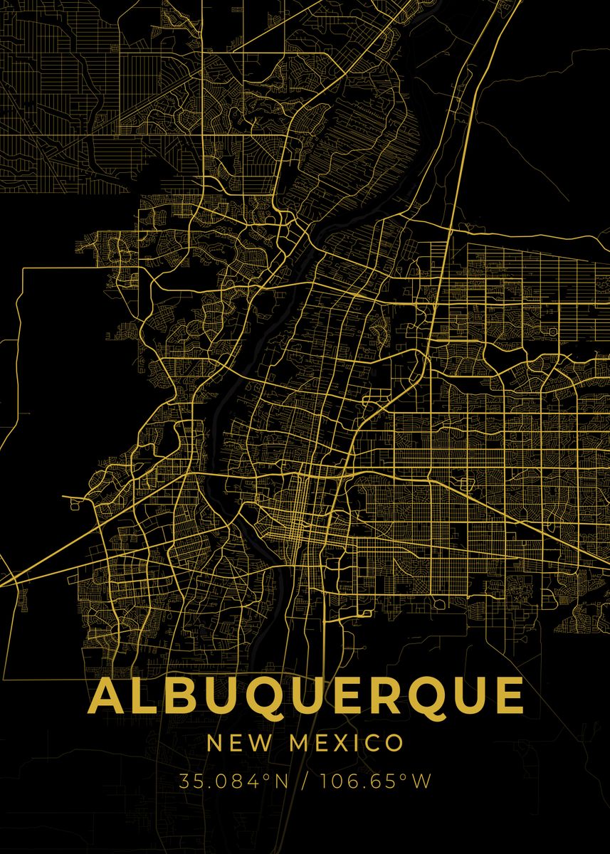 'Albuquerque New Mexico' Poster by Conceptual Photography | Displate