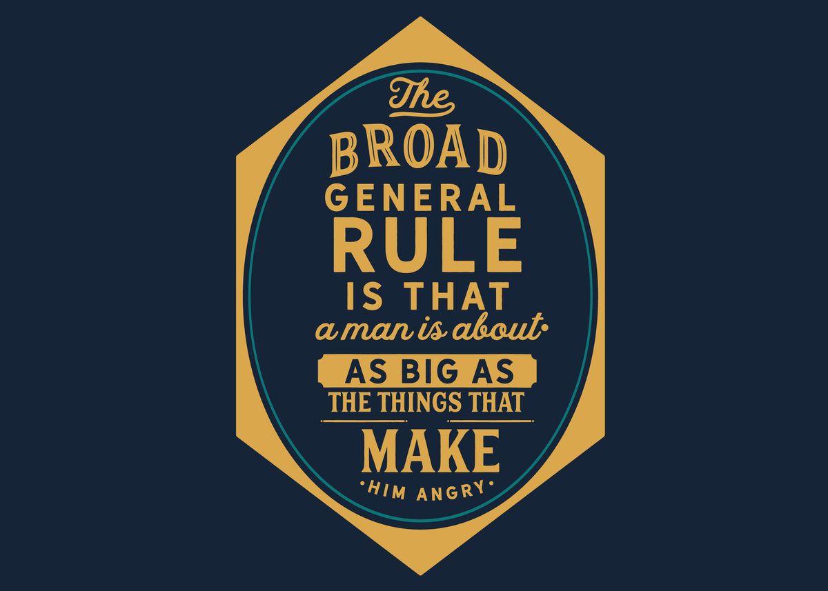 'The broad general rule' Poster by baraiko eiji | Displate