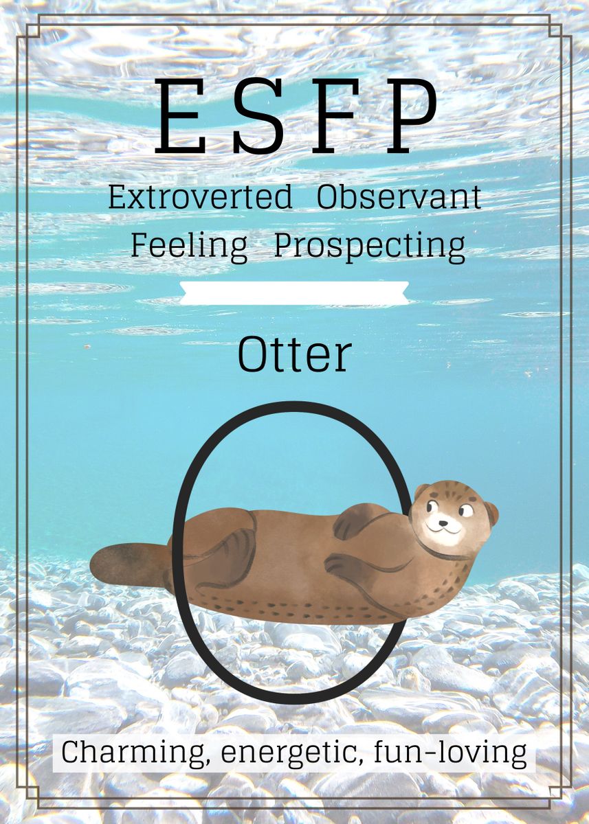 'ESFP personality' Poster, picture, metal print, paint by CiniArt ...