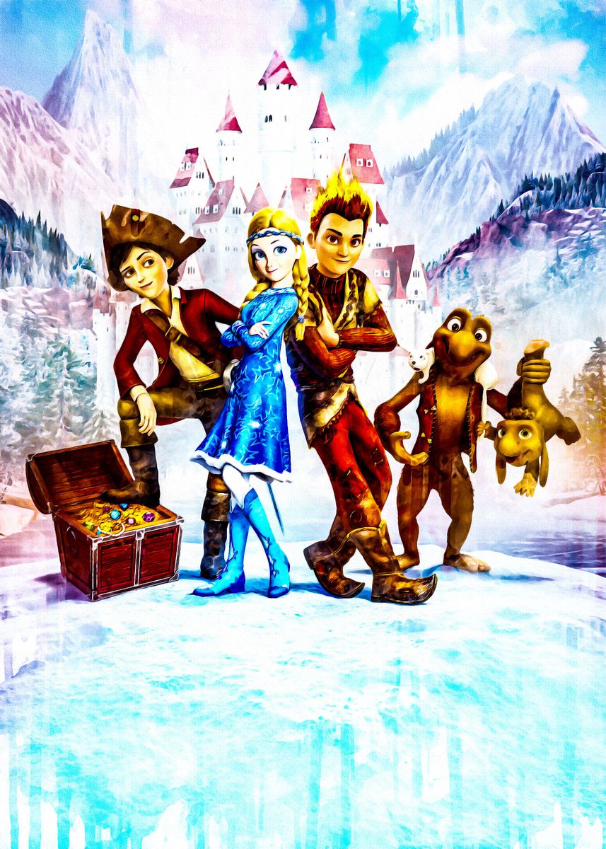 'The Snow Queen 3' Poster, picture, metal print, paint by Jeffery ...