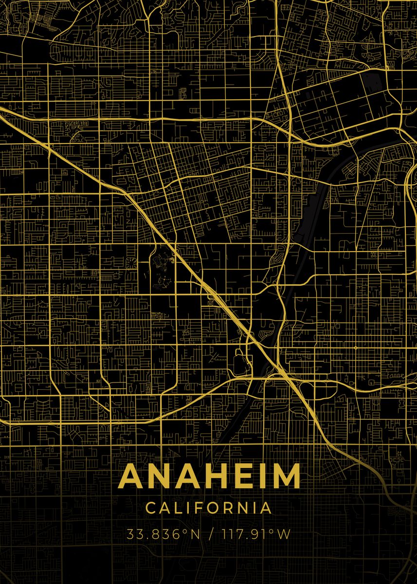 'Anaheim California' Poster by Conceptual Photography | Displate