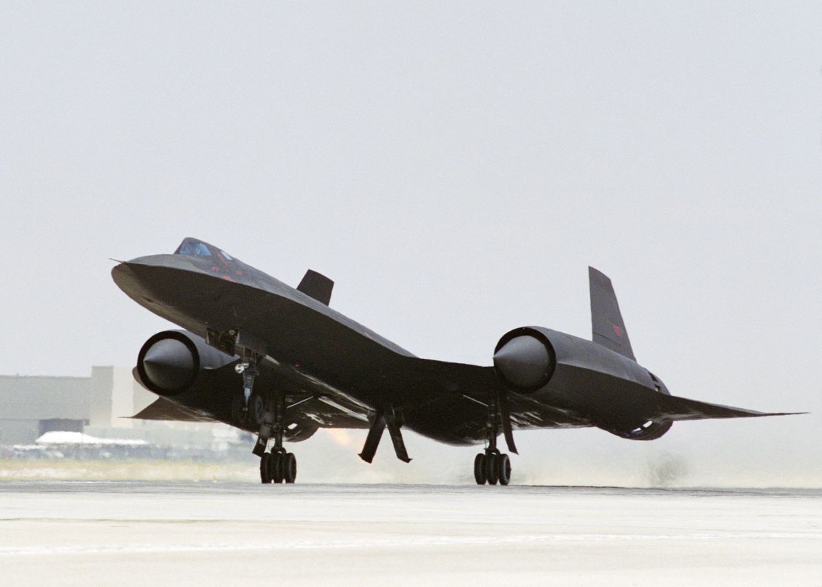 'Blackbird Aircraft' Poster by Dimo | Displate