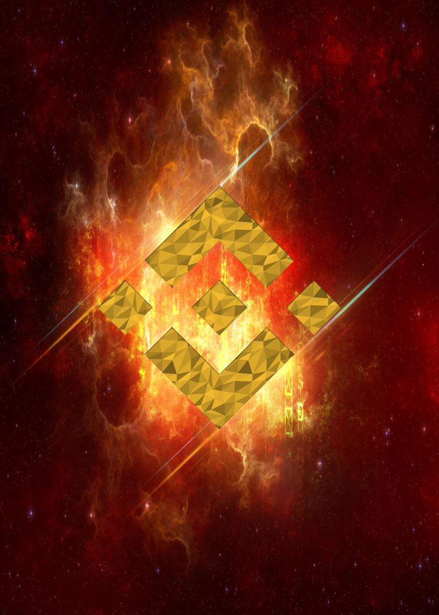 'Binance' Poster, picture, metal print, paint by Rorkall | Displate